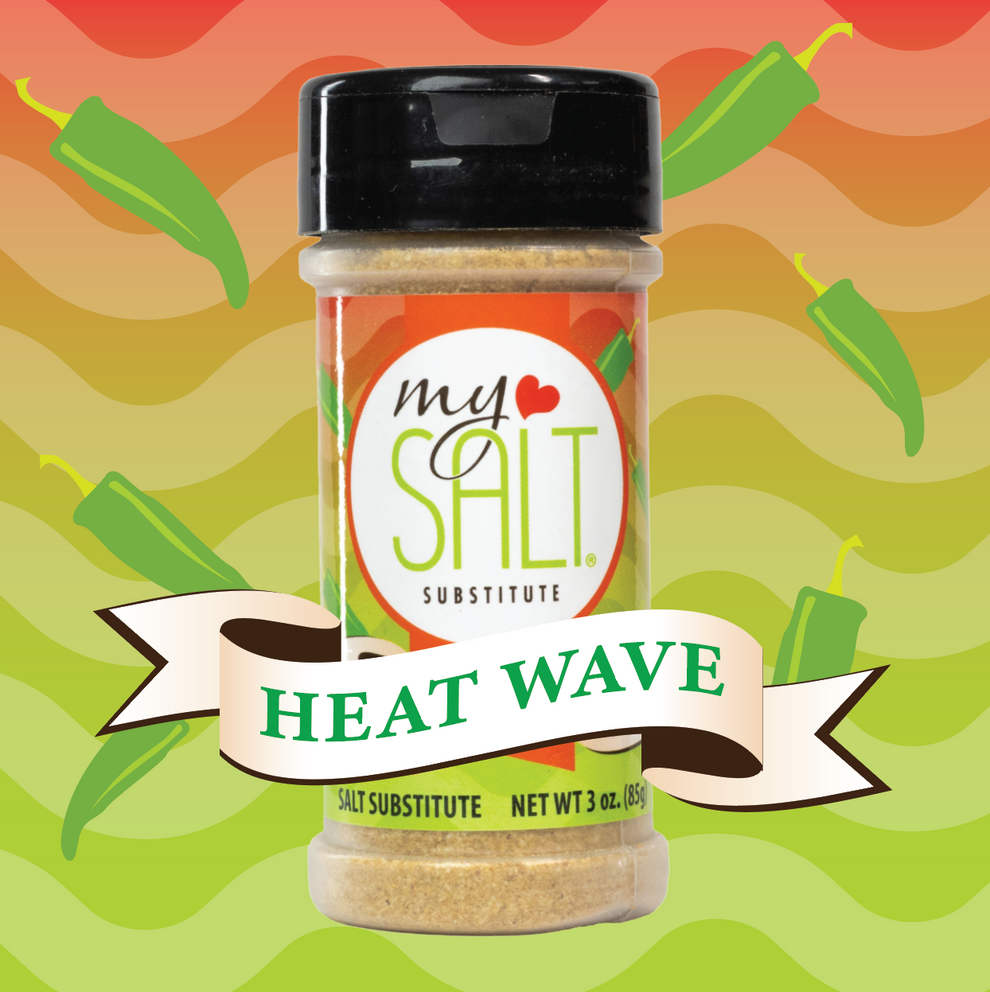 MySALT Heat Wave - Sodium-Free Spicy Salt Substitute – My Salt Substitute
